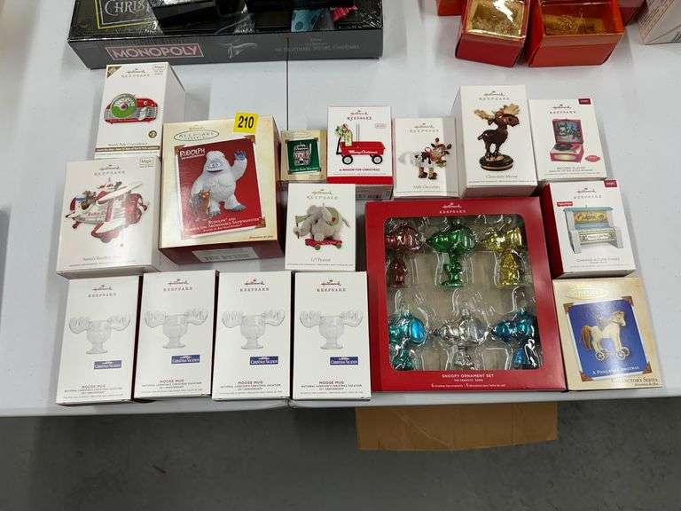 Hallmark Christmas Ornaments Assortment Including Keepsake Series ...