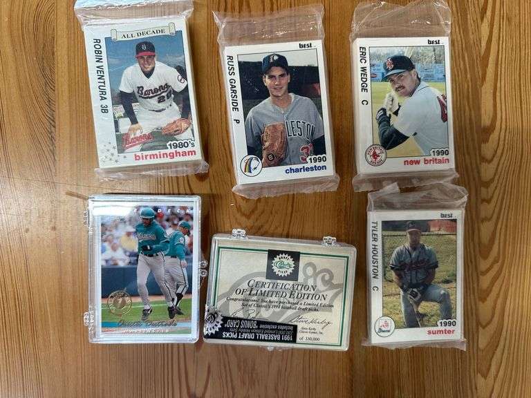 Selection of Baseball Card Team Sets and Limited Edition Cards - South ...