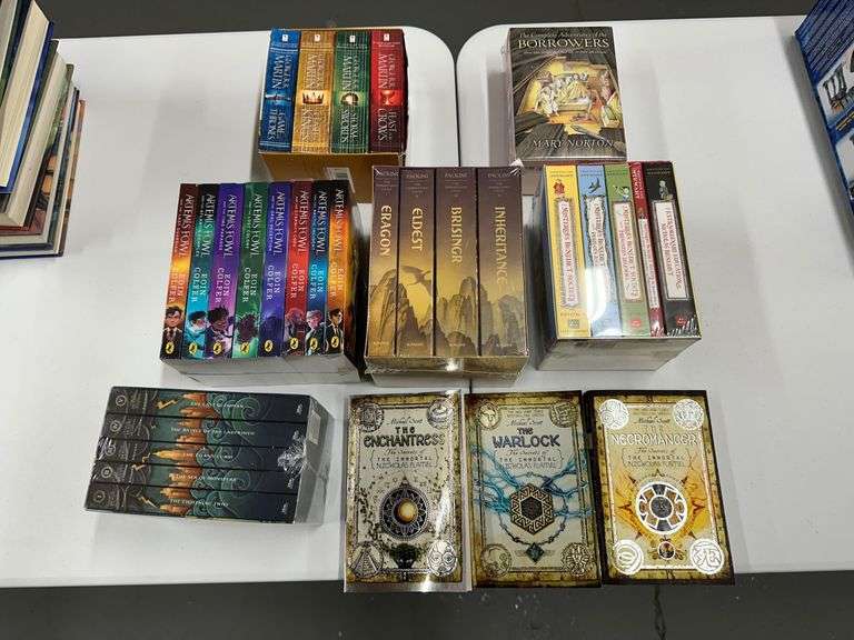 Collection of Boxed Book Sets Featuring Popular Young Adult and Fantasy ...