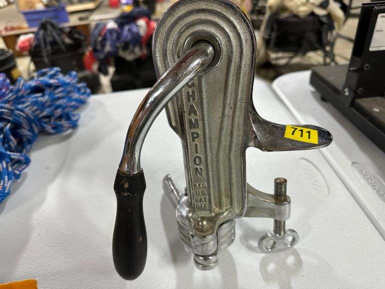 Champion Wine Bottle Opener with Clamp Mechanism - South Auction