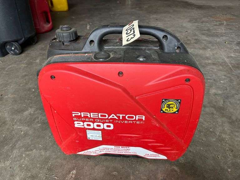 Predator 2000 Super Quiet Inverter Generator - South Auction