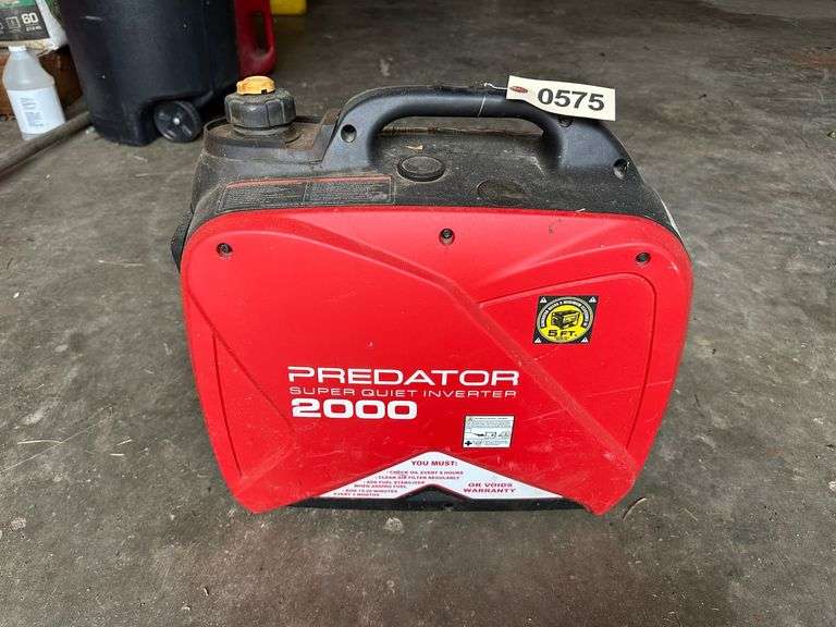 Predator 2000 Super Quiet Inverter Generator - South Auction