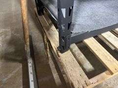 Steel Pallet Rack on Swivel Casters With Missing Components - South Auction