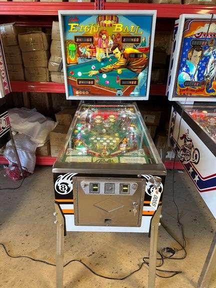 Bally Eight Ball Pinball Machine - South Auction