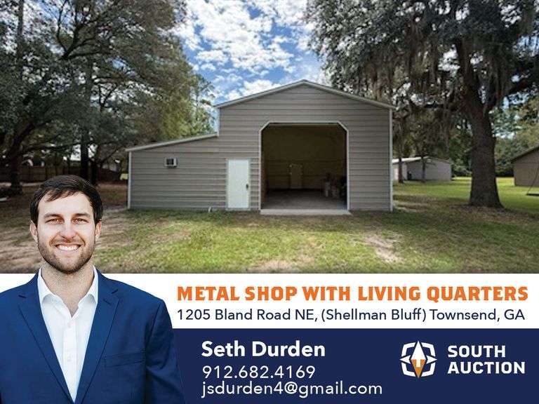 1205 Bland Road NE, (Shellman Bluff) Townsend, GA - South Auction