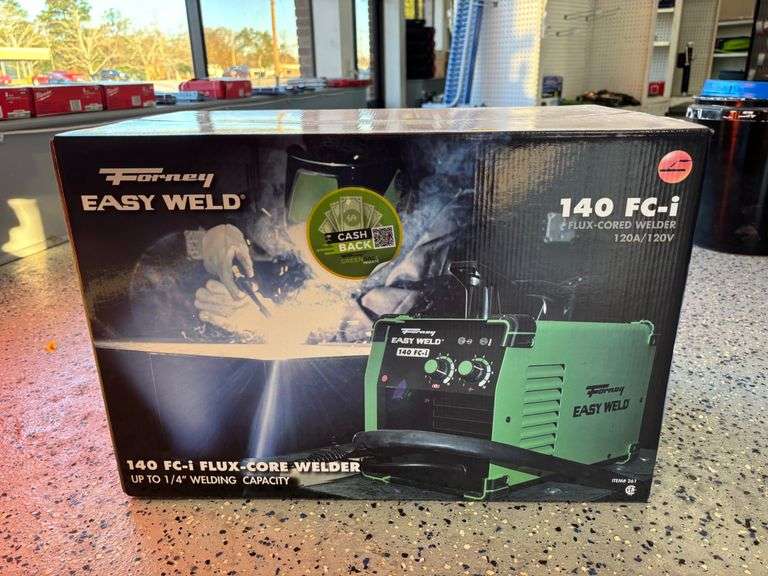 Forney Easy Weld 140 FC-i Flux-Cored Welder with 120A/120V Capacity ...