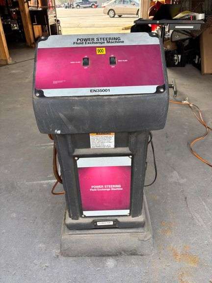 Power Steering Fluid Exchange Machine, EN35001 - South Auction