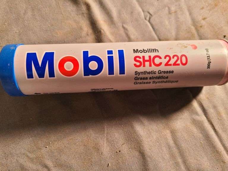 Mobil synthetic grease tubes - T&S Auction Service