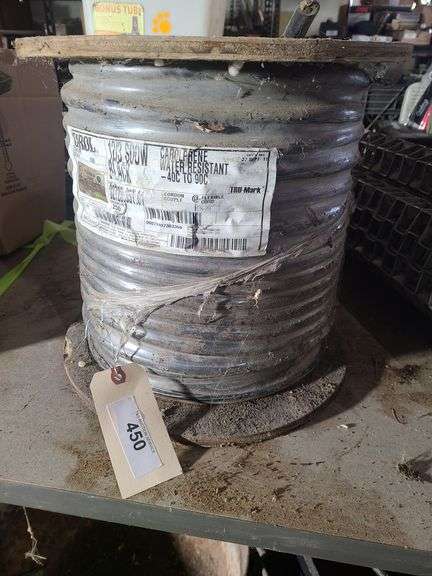 Roll of electrical wire - T&S Auction Service