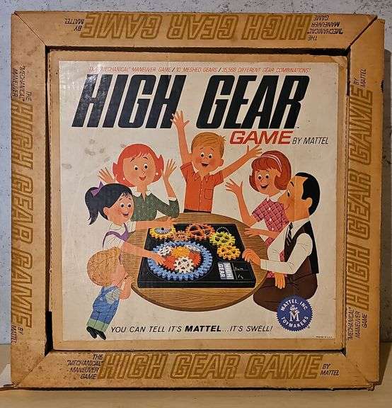 1960s Mattel High Gear Board Game - T&S Auction Service