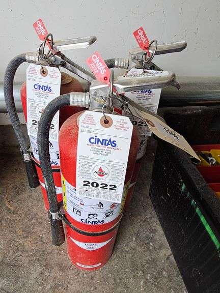 3 Medium Fire Extinguishers - T&S Auction Service