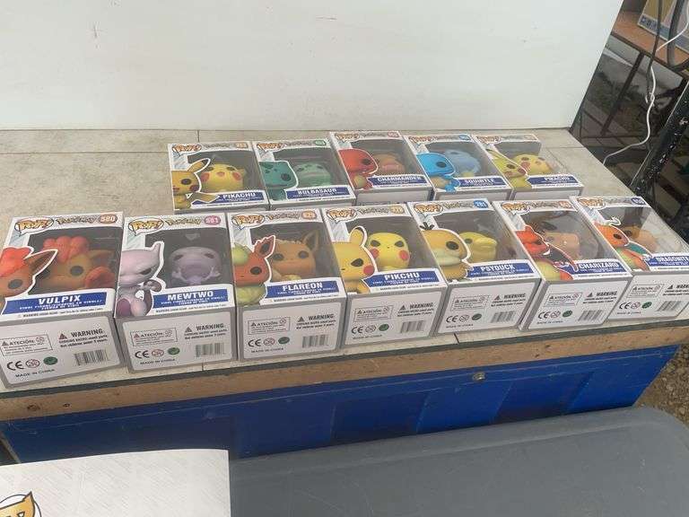 12 Pokémon, number 353, 453, 455, 504, 553, 580, 581, 629, 779, 781 ...