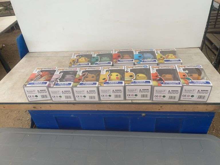 12 Pokémon, number 353, 453, 555, 504, 553, 580, 581, 629, 779, 781 ...