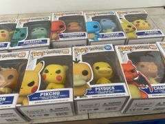 12 Pokémon, number 353, 453, 455, 504, 553, 580, 581, 629, 779, 781 ...