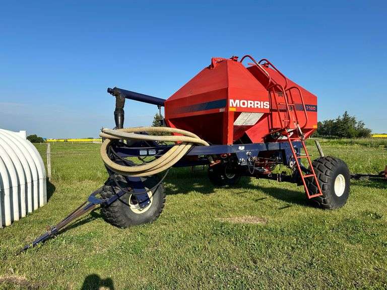 Morris 7180 Air Tank c/w tow & field hitch - controls in office ...