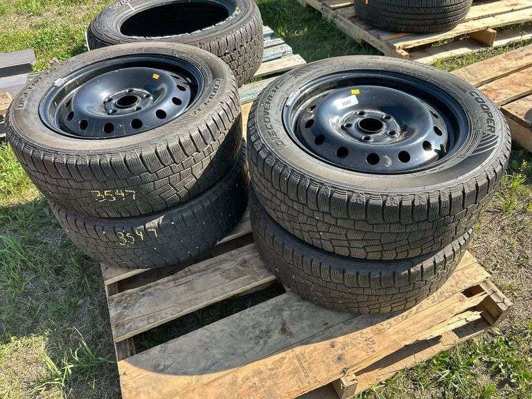 4 tires/rims 205/55R16 - Taylors Auctioneers Ltd