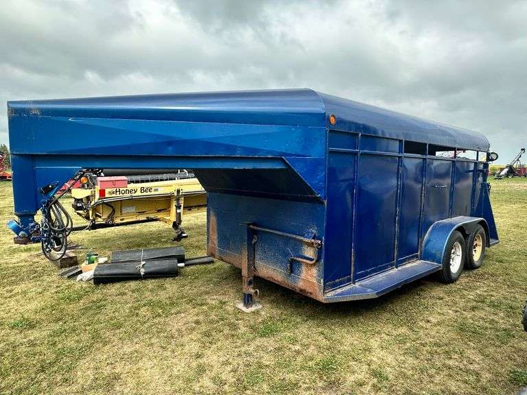 1998 Bergen 14ft 5ft Wheel Stock Trailer - Taylors Auctioneers Ltd