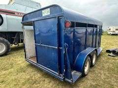 1998 Bergen 14ft 5ft Wheel Stock Trailer - Taylors Auctioneers Ltd