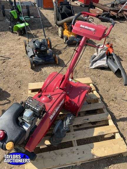 Yard machines tiller missing parts - Taylors Auctioneers Ltd