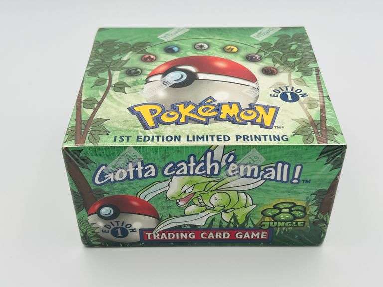1999 Pokémon 1st Edition Jungle Factory Sealed Booster Box - THS Auctions