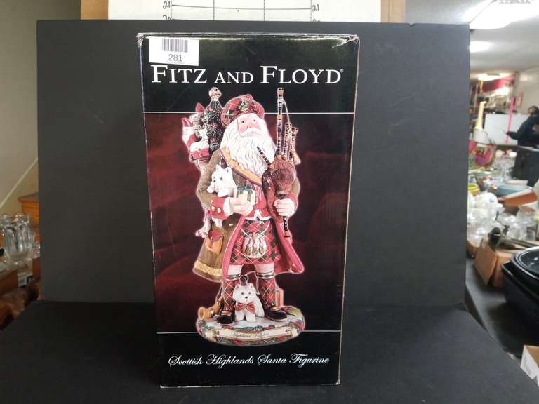 Fitz And Floyd santa Figurine - Trice Auctions