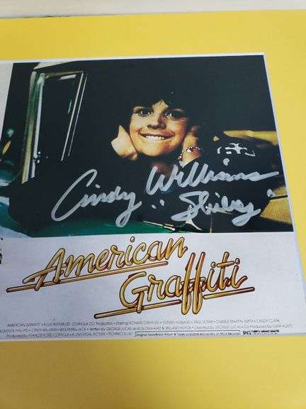 Cindy Williams as Shirley in American Graffiti Signed Photo W/mat Board ...