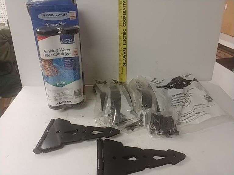 Door Hinges, Drinking Water Filter Cartridges - Trice Auctions