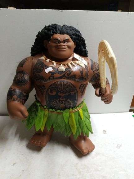 Disney Moana Mega Maui Figure - Trice Auctions