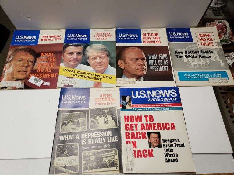 Vintage US News & World Report Magazines - Trice Auctions