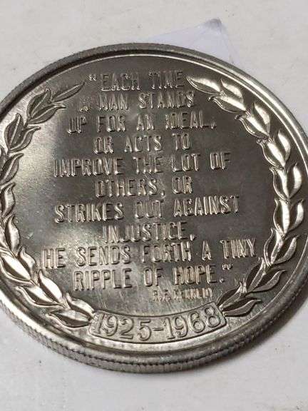 Robert F Kennedy Commemorative Coin - Trice Auctions