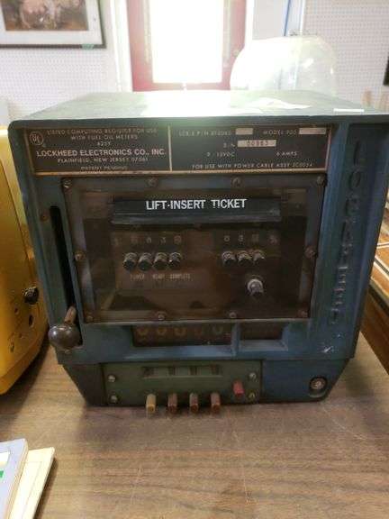 Lockheed Fuel Ticket Meter - Trice Auctions