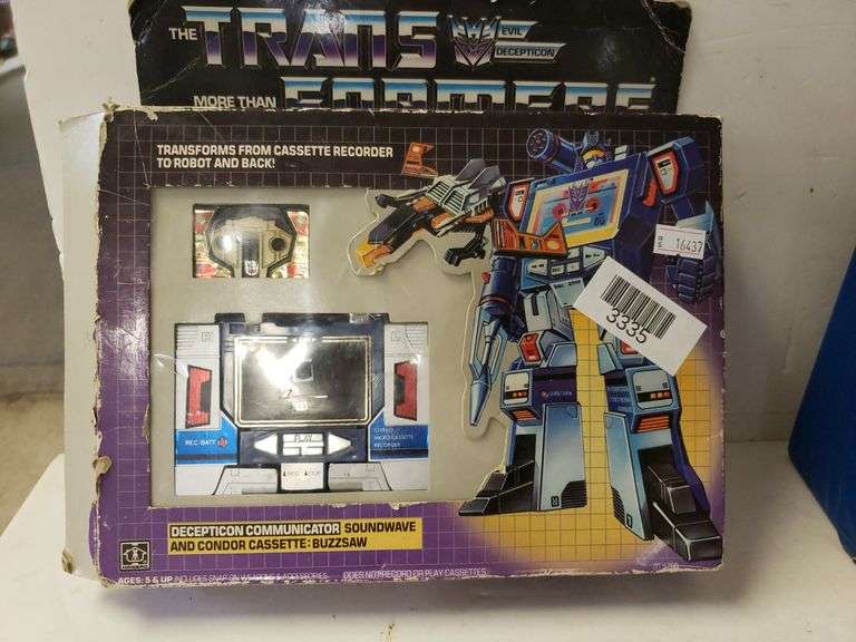 Vintage Transformer Cassette Recorder - Trice Auctions