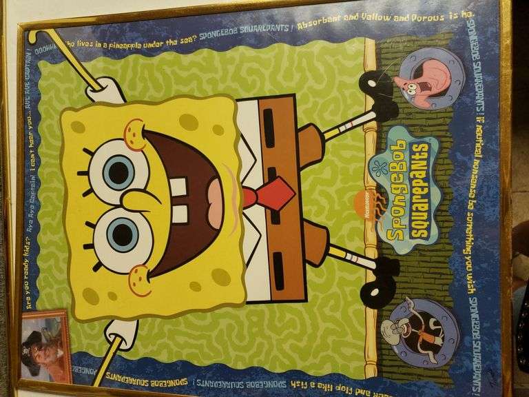 John Deere Tractor Picture And SpongeBob Picture - Trice Auctions