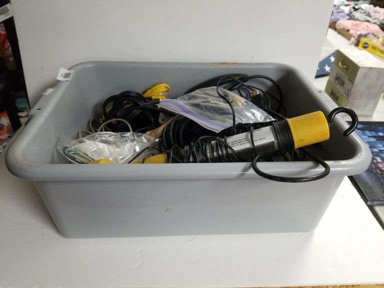 Assorted Cables, Hanging Work Light, Other - Trice Auctions