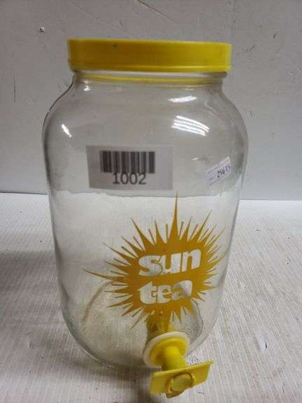 Sun Tea Glass Dispenser - Trice Auctions