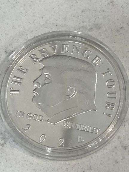 Donald Trump Revenge Tour Silver Token - Trice Auctions