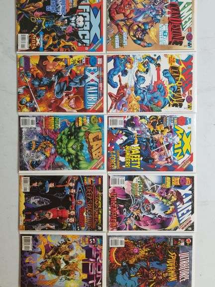 10 Marvel X-Men / Hulk/ Iron Fist Comic Books - Trice Auctions