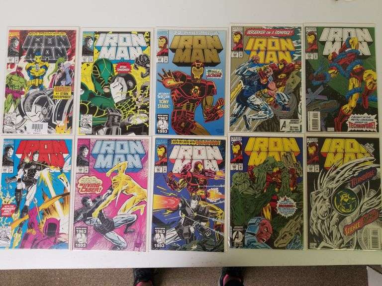 (10) Marvel Comics- Iron Man - Trice Auctions