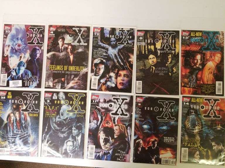 (10) Topps Comics- X-Files - Trice Auctions