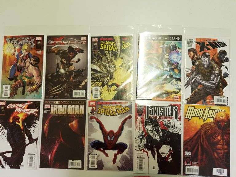 (10) Marvel Comics - X-Men, Amazing Spider Man, Hercules - Trice Auctions