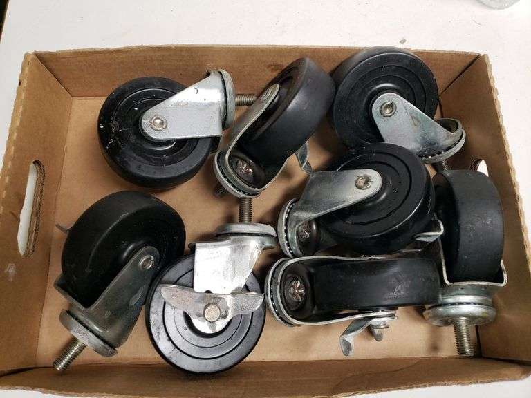 (8) Metal Caster Wheels - Trice Auctions
