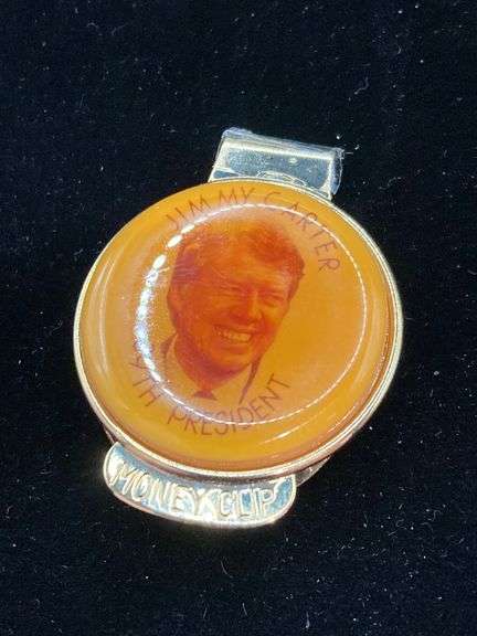 1970’s Vintage President Jimmy Carter Money Clip - Trice Auctions