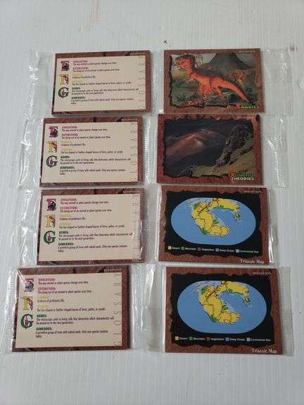 (8) New Packs Dinosaur Themed Collector's Cards - Trice Auctions