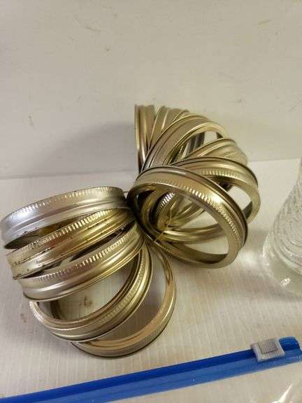 Canning Rims, Mimi Mae Wolfgang Tray, Teak Wood Salt/pepper Shakers ...