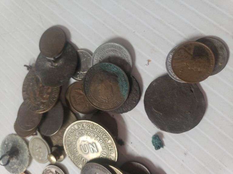 Lot Of Old Coins & Tokens - Trice Auctions