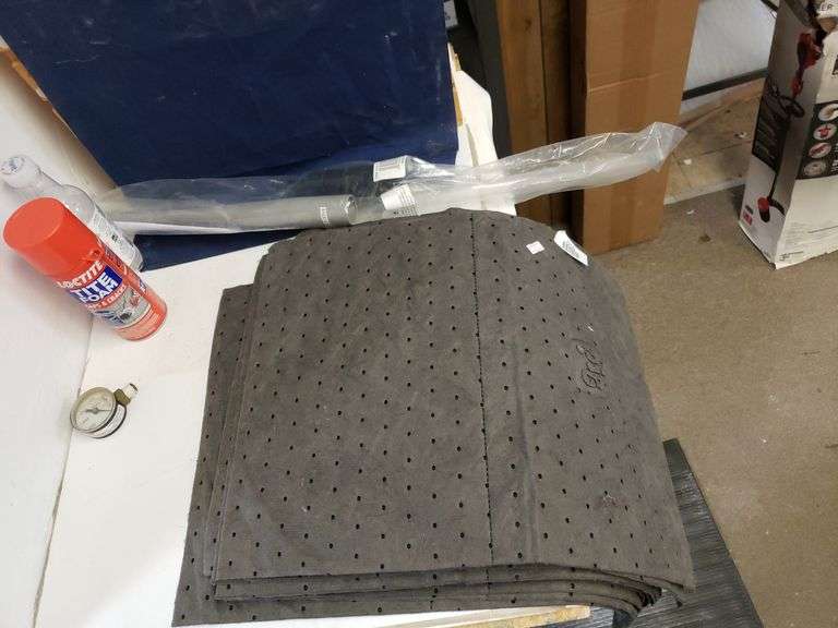 Pig Corp Gray Absorbent Universal Pads, One Can Loctite Tite Foam ...