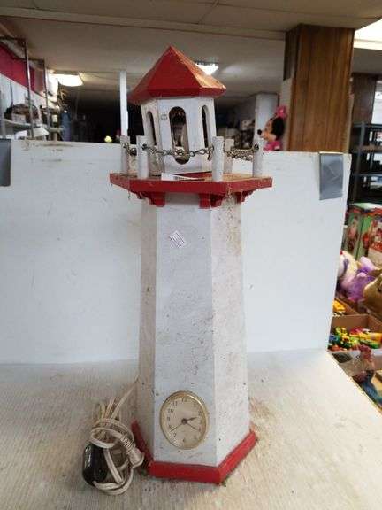 Lighthouse Clock - Trice Auctions