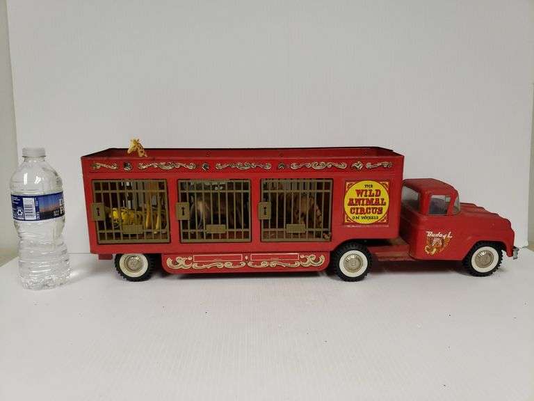 Buddy L Tractor Trailer - The Wild Animal Circus On Wheels - Trice Auctions
