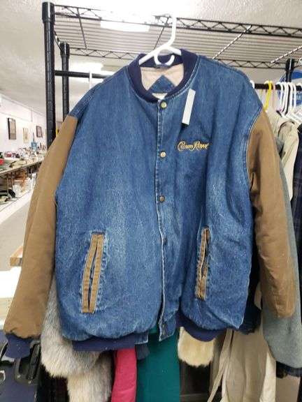 Crown Royal Quilted Denim Style Jacket - Size XXL - Trice Auctions