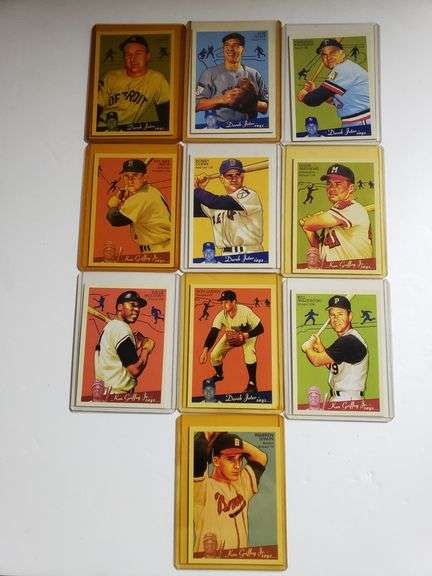(10) Goudey Baseball Cards - Stars Of The 1950's-1960' - Trice Auctions